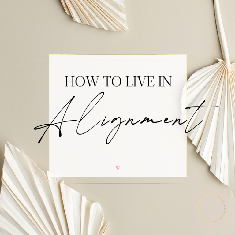 Alignment and Work Life Balance - CORI BURCHELL COACHING